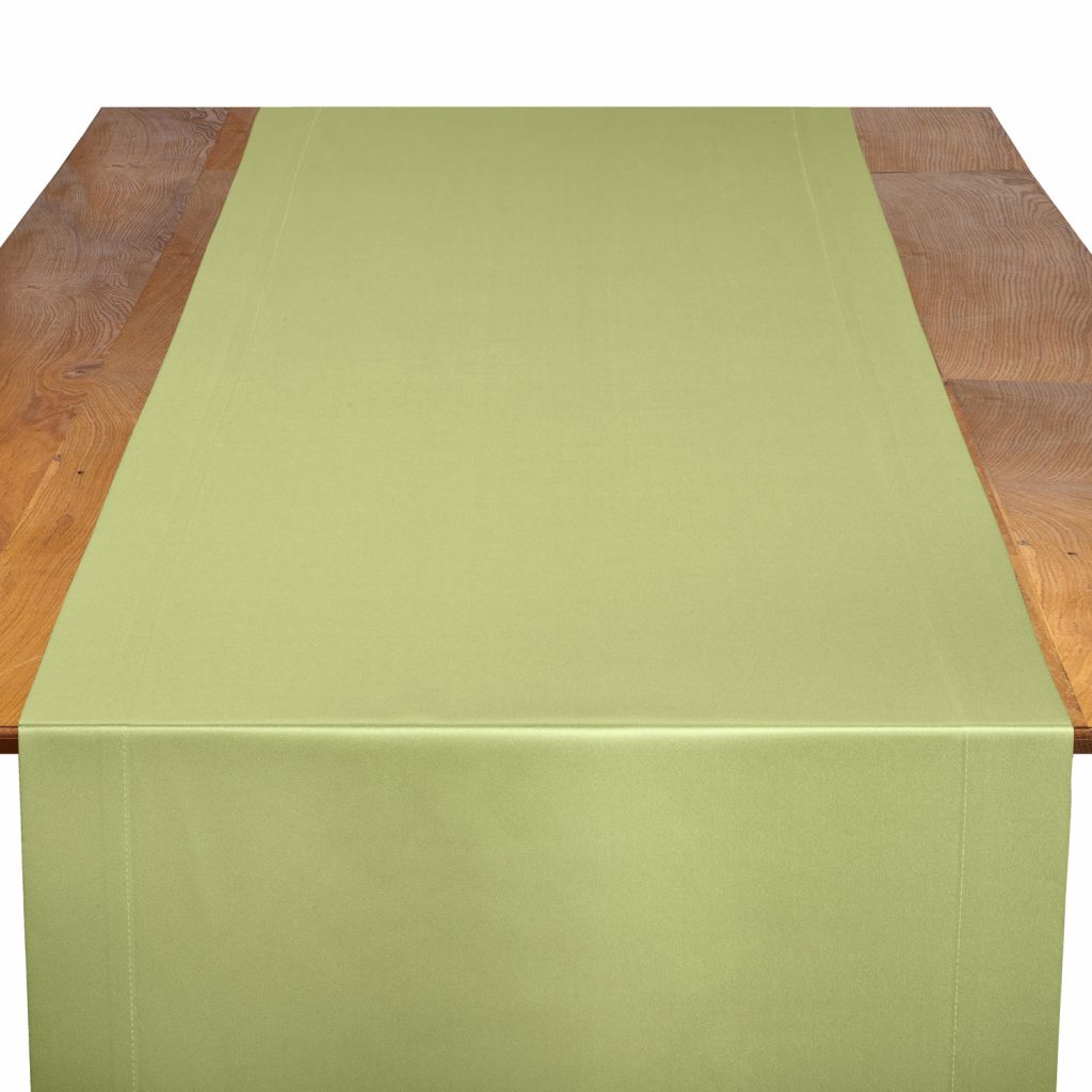 Lamour Apple Green Table Runner - Linen Rentals | Wedding Table Linen ...