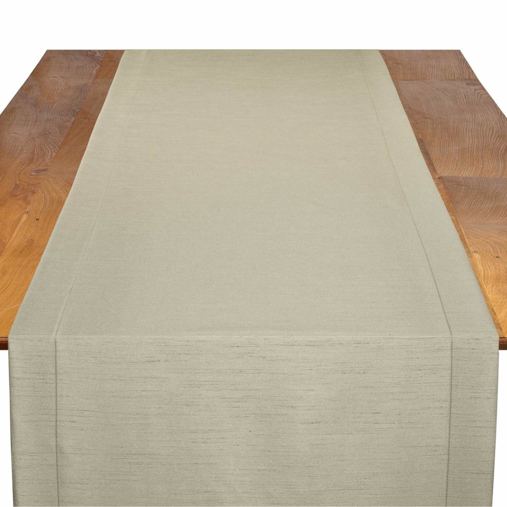 Shantung Stone Table Runner - Linen Rentals | Wedding Table Linen ...