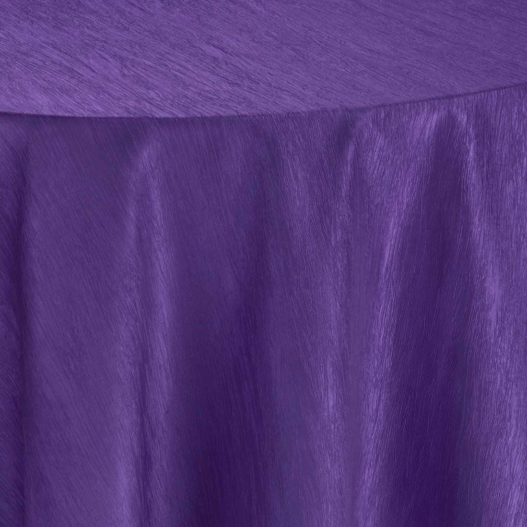 Twist Violet Table Linen - Linen Rentals | Wedding Table Linen, Runners ...