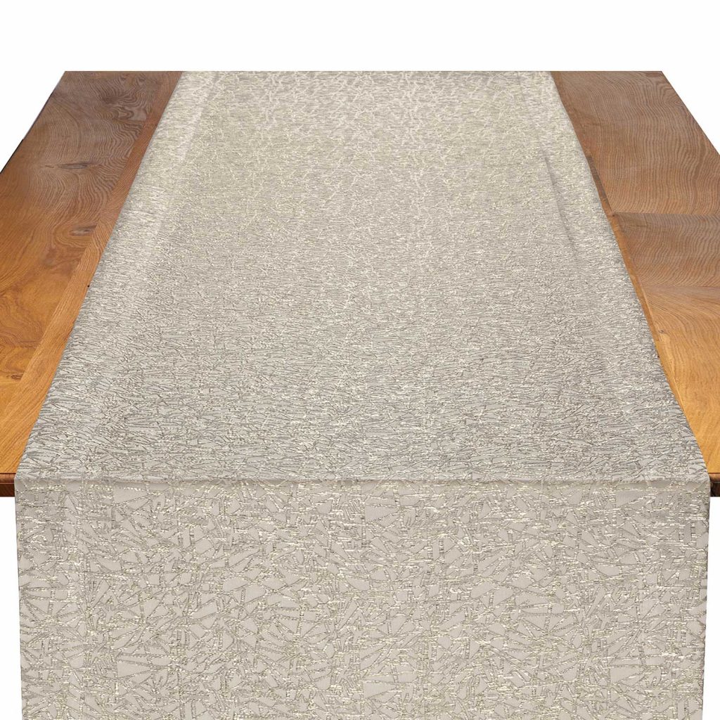 Tinsel Antique Table Runner - Linen Rentals | Wedding Table Linen ...