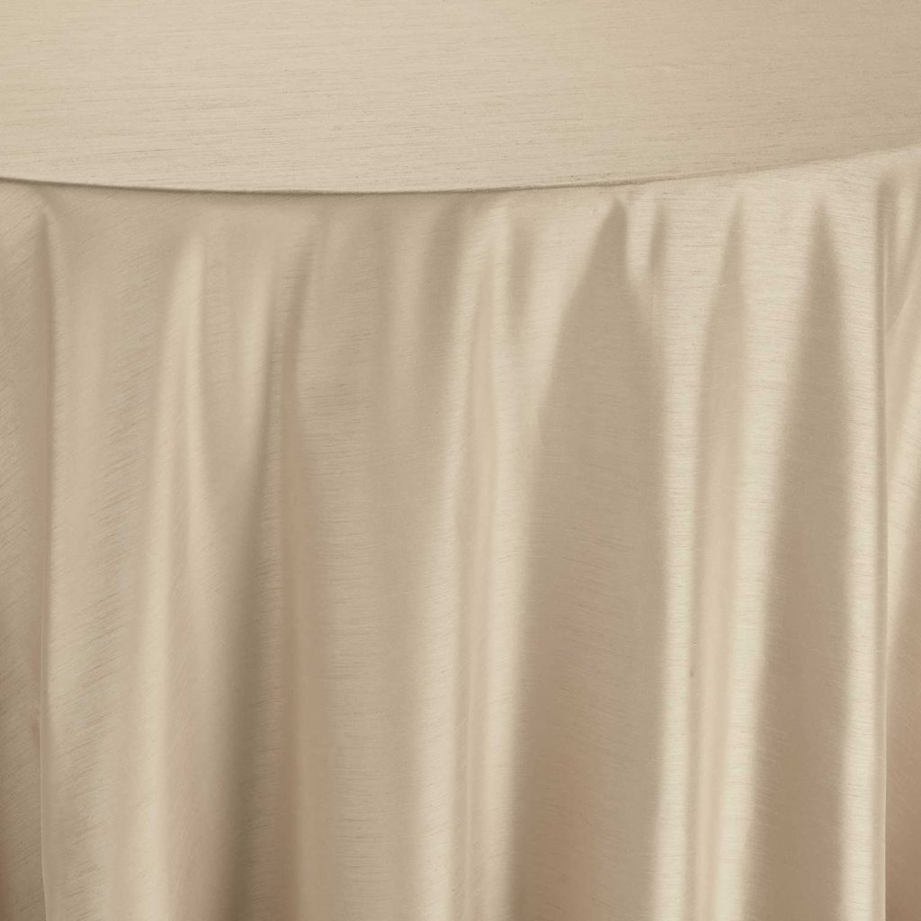 Shantung Champagne Table Linen - Linen Rentals | Wedding Table Linen ...