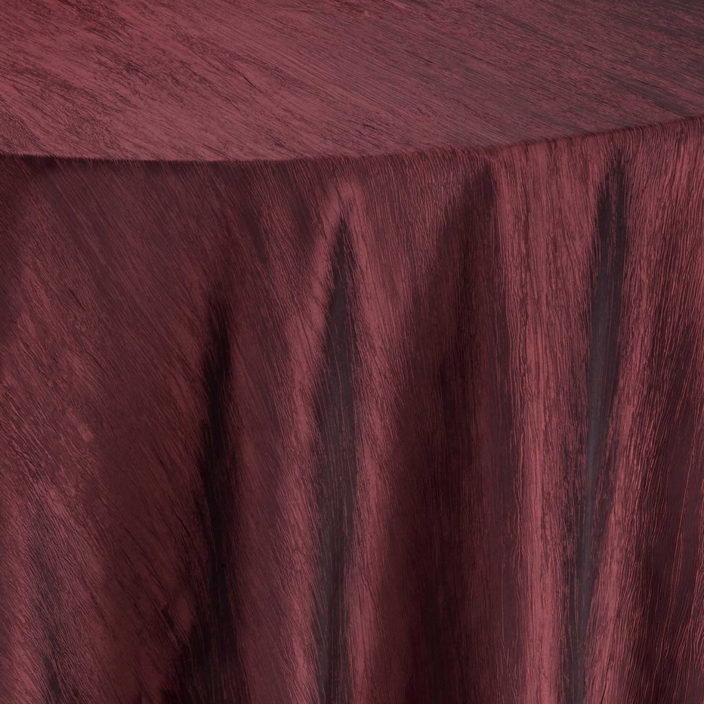 Twist Maroon Table Linen - Linen Rentals | Wedding Table Linen, Runners ...
