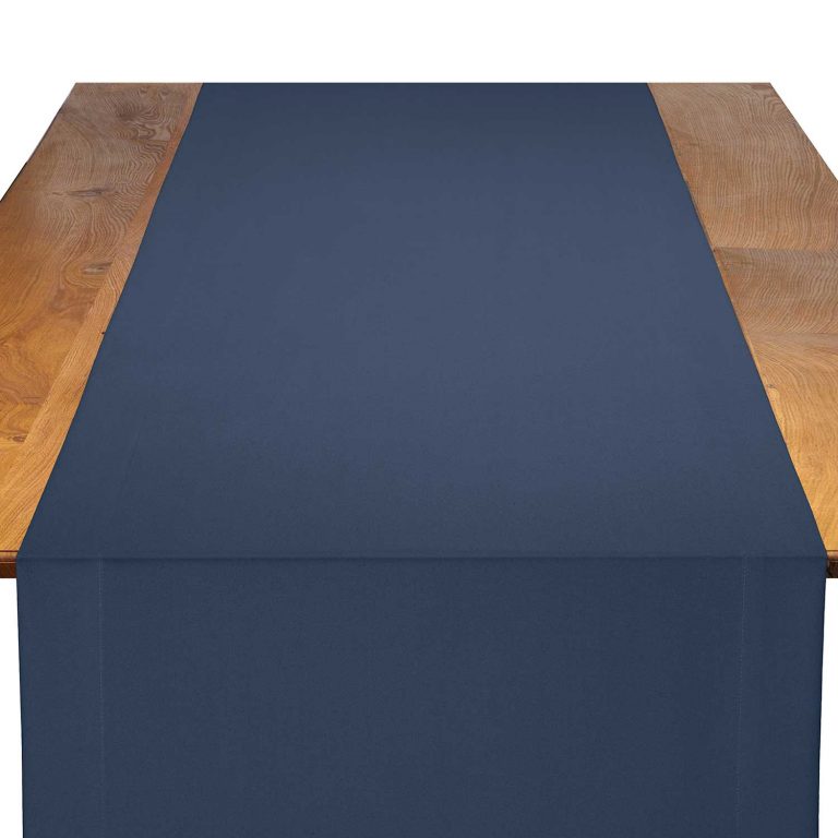 Classic Navy Table Runner - Linen Rentals | Wedding Table Linen ...