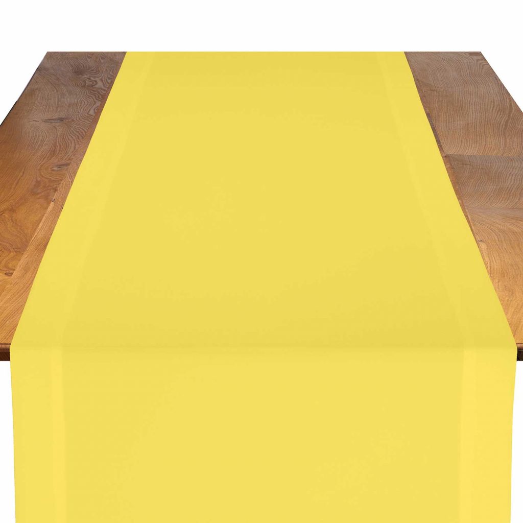 Classic Yellow Table Runner - Linen Rentals | Wedding Table Linen ...