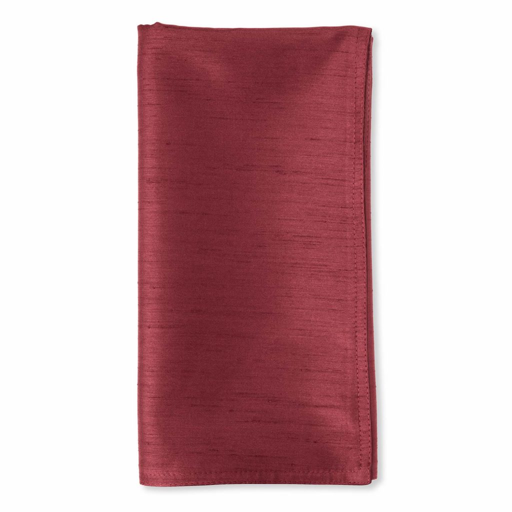 Shantung Merlot Napkin - Linen Rentals | Wedding Table Linen, Runners ...