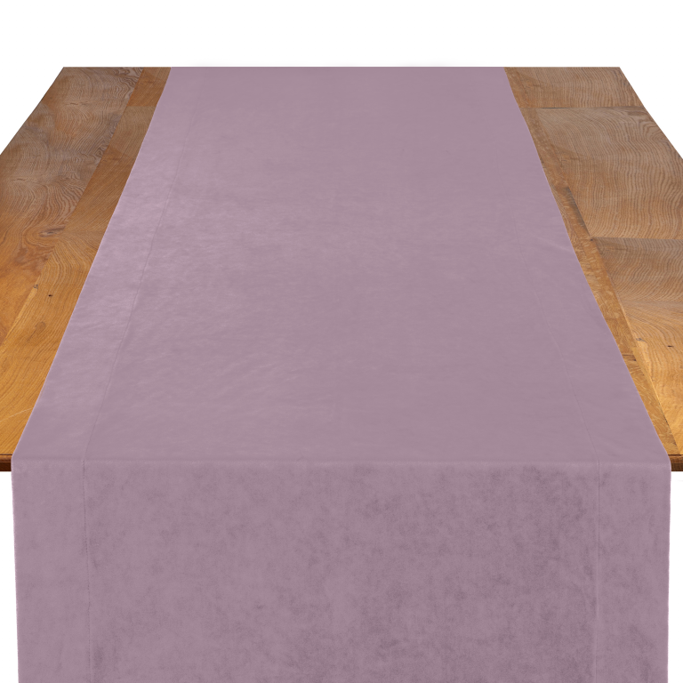 Velvet Lilac Table Runner - Linen Rentals | Wedding Table Linen ...