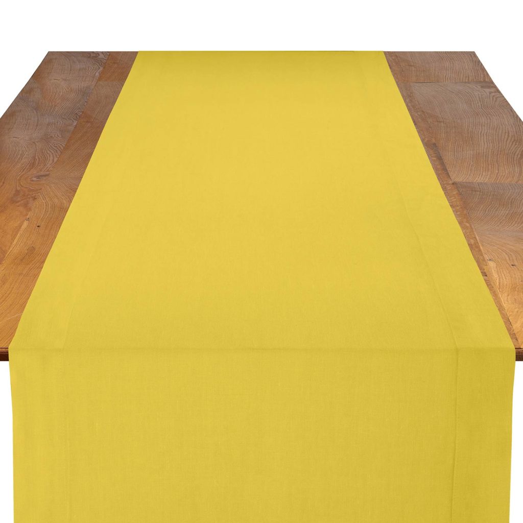 Tuscany Bahama Yellow Table Runner - Linen Rentals | Wedding Table ...
