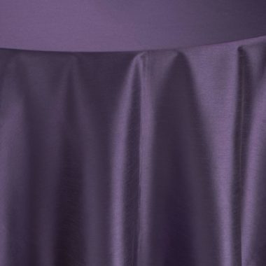 Dupionique Purple Table Linen - Linen Rentals | Wedding Table Linen ...