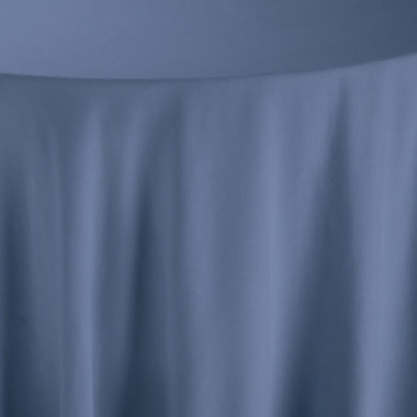 Nevada Steel Blue Table Linen - Linen Rentals | Wedding Table Linen ...