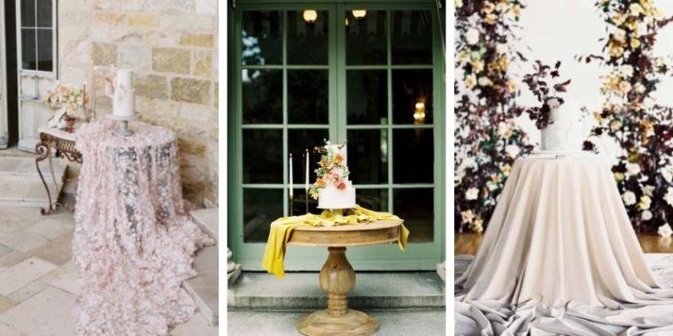 5 Ways to Elevate your Cake Table - Linen Rentals | Wedding Table Linen ...