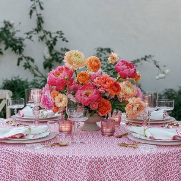 Loseta Raspberry Table Linen - Linen Rentals | Wedding Table Linen ...