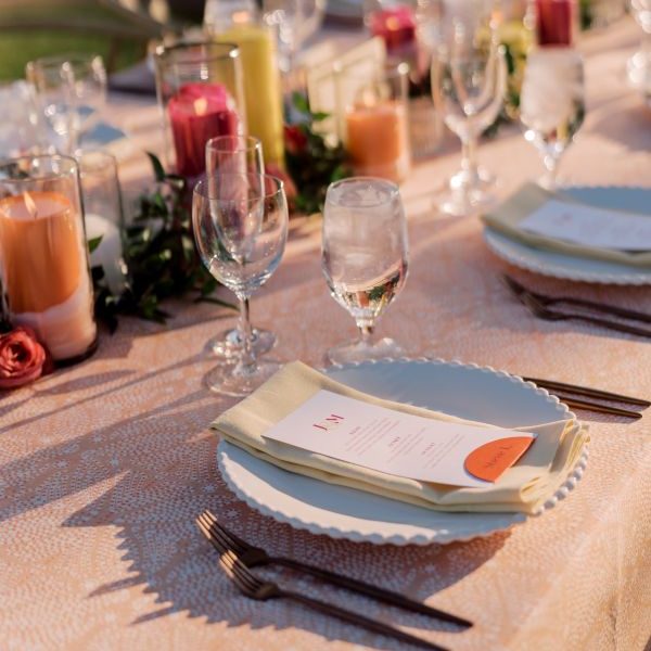 Marina Guava Table Linen - Linen Rentals | Wedding Table Linen, Runners ...